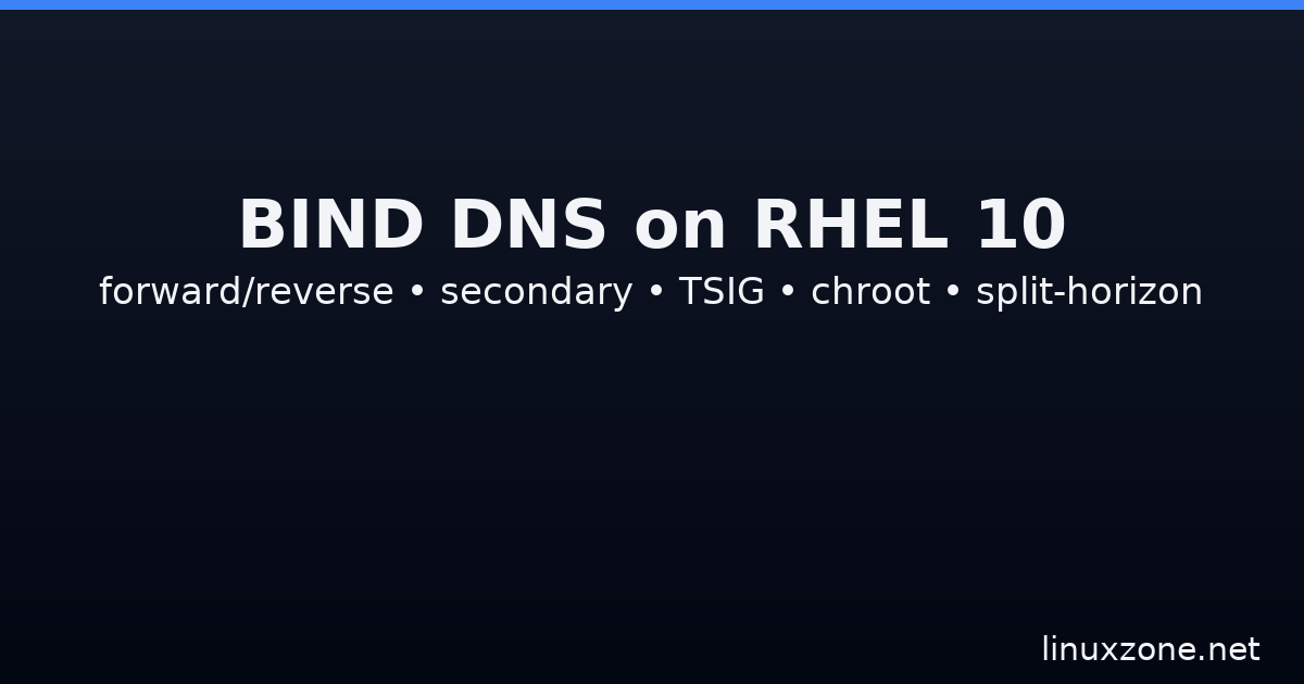 Chapter 13 Using Bind To Provide Dns Name Resolution Learn Linux The 2741